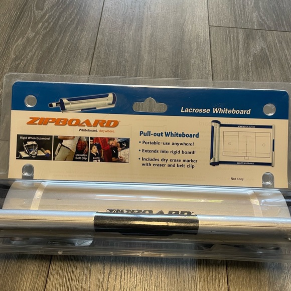 zipboard | Accessories | Zipboard Lacrosse Pull Out Whiteboard New Coaching With Belt Clip ...